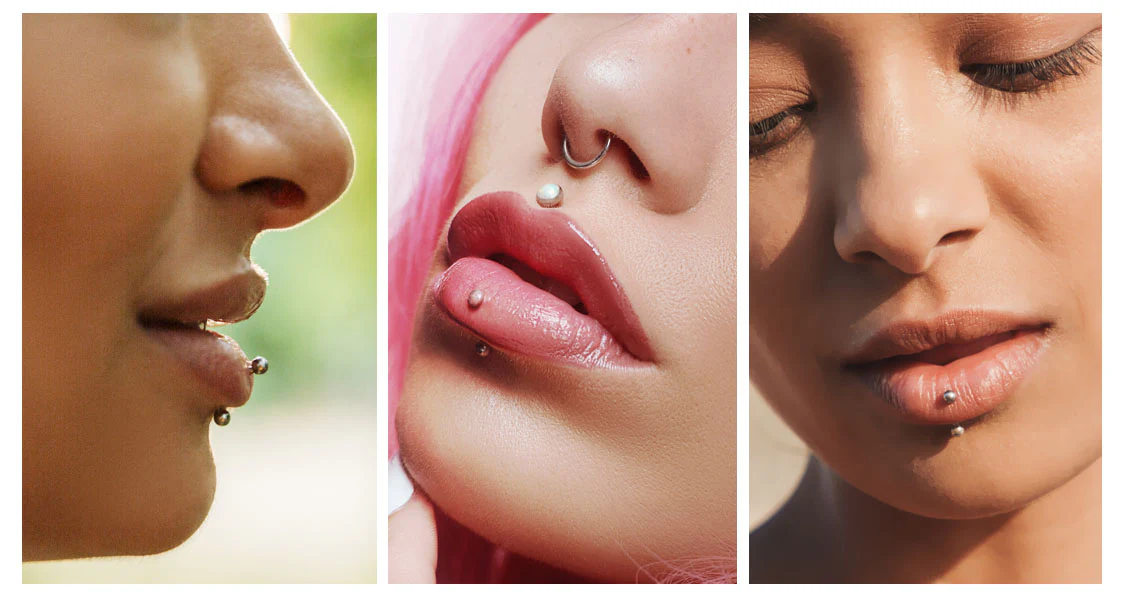 Vertical Labret Piercing 101: Stylish Lip Explained