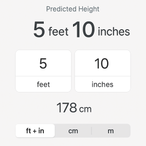 Height Calculator: Predict, Convert, And Track Height Easily